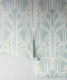 La Fontaine Wallpaper, Original Art Deco Fountain • Milton & King UK