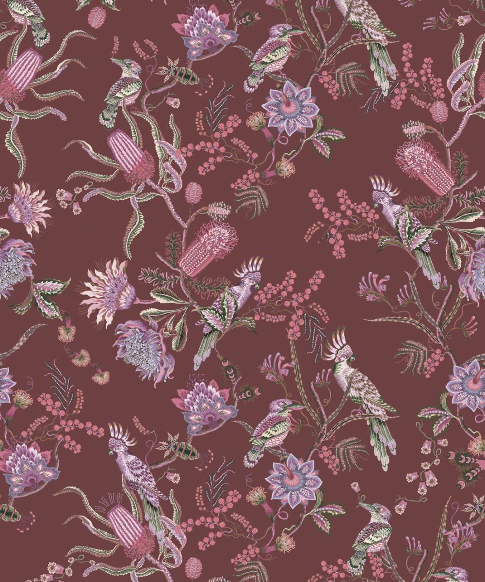 Matilda Wallpaper • Australian Flora & Fauna Wallpaper • Milton & King UK