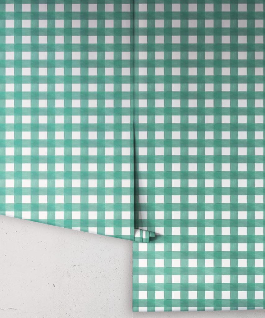Check Wallpaper • A Classic, gingham Design • Milton & King UK