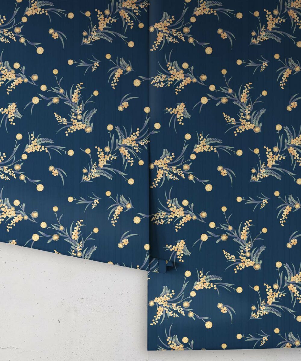 Wattle Wallpaper • Vintage Floral Wallpaper • Milton & King UK