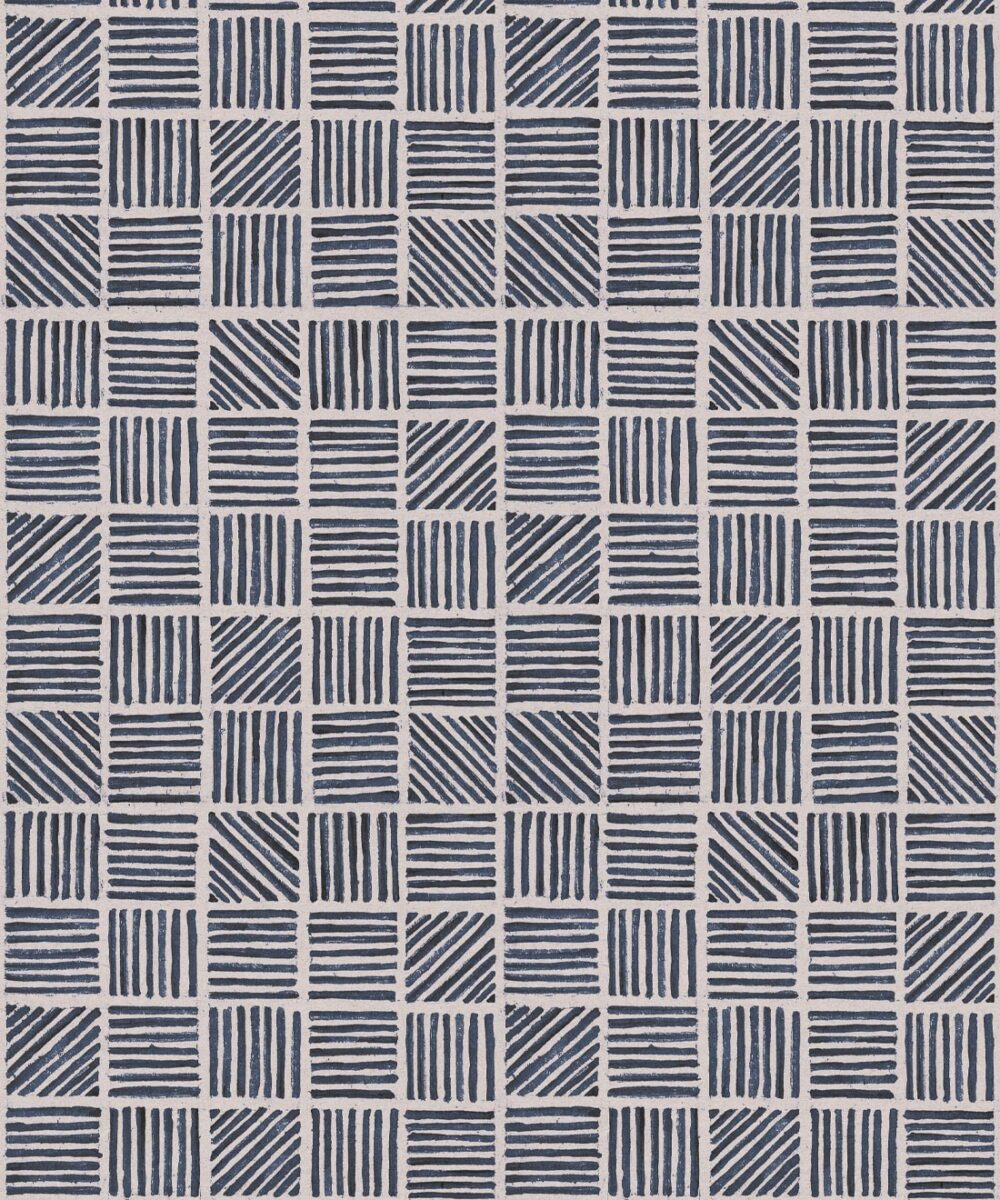 Lignes Deux Wallpaper • Weave Pattern Wallpaper • Milton & King UK