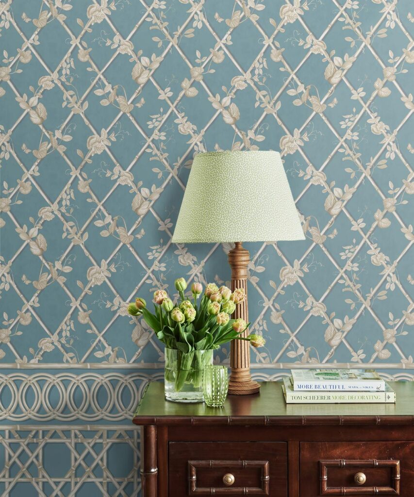 Ivy Frieze Mural • Vine Trellis Wallpaper • Milton & King UK