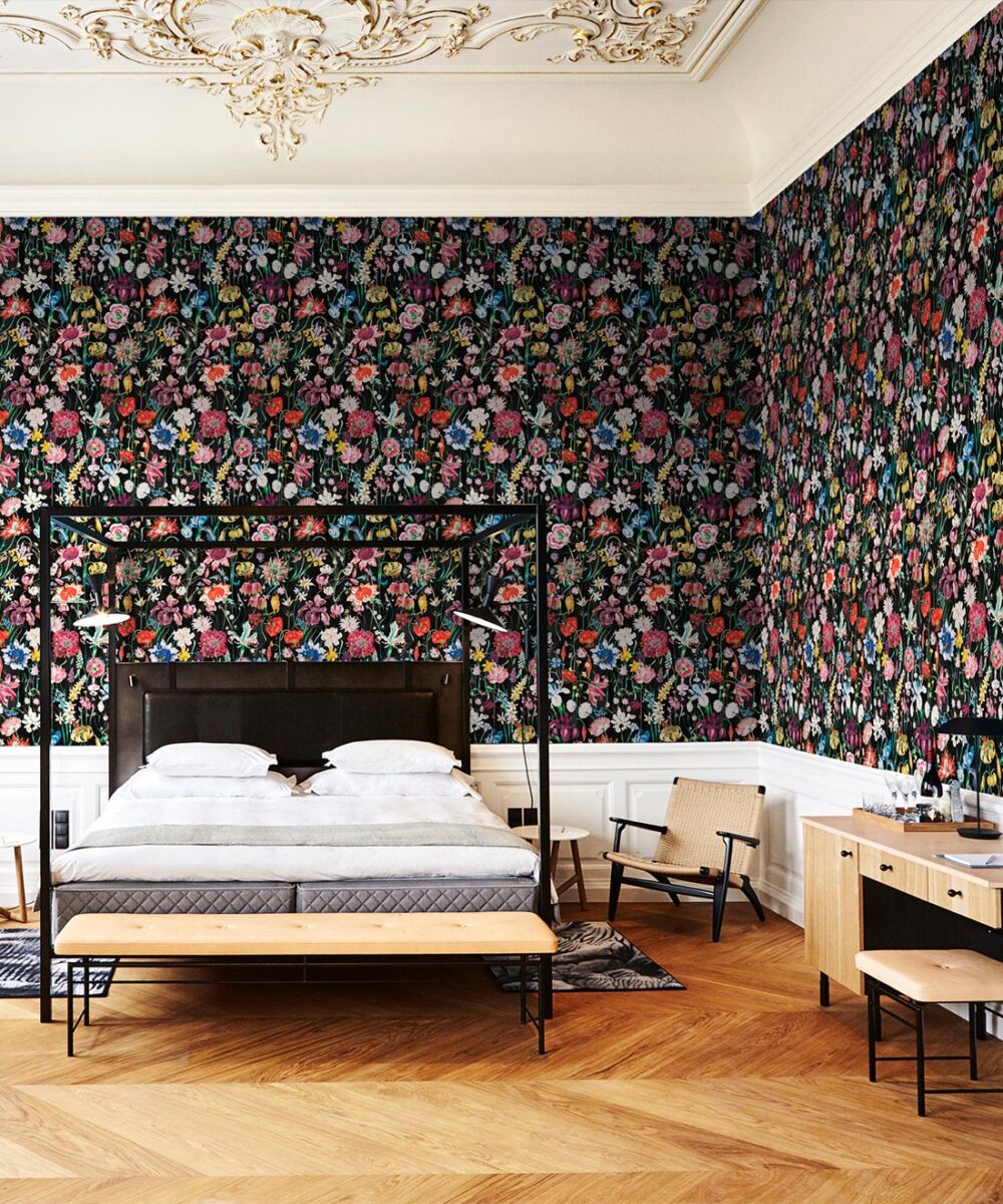 J'Adore Wallpaper • Realistic Floral Wallpaper • Milton & King UK