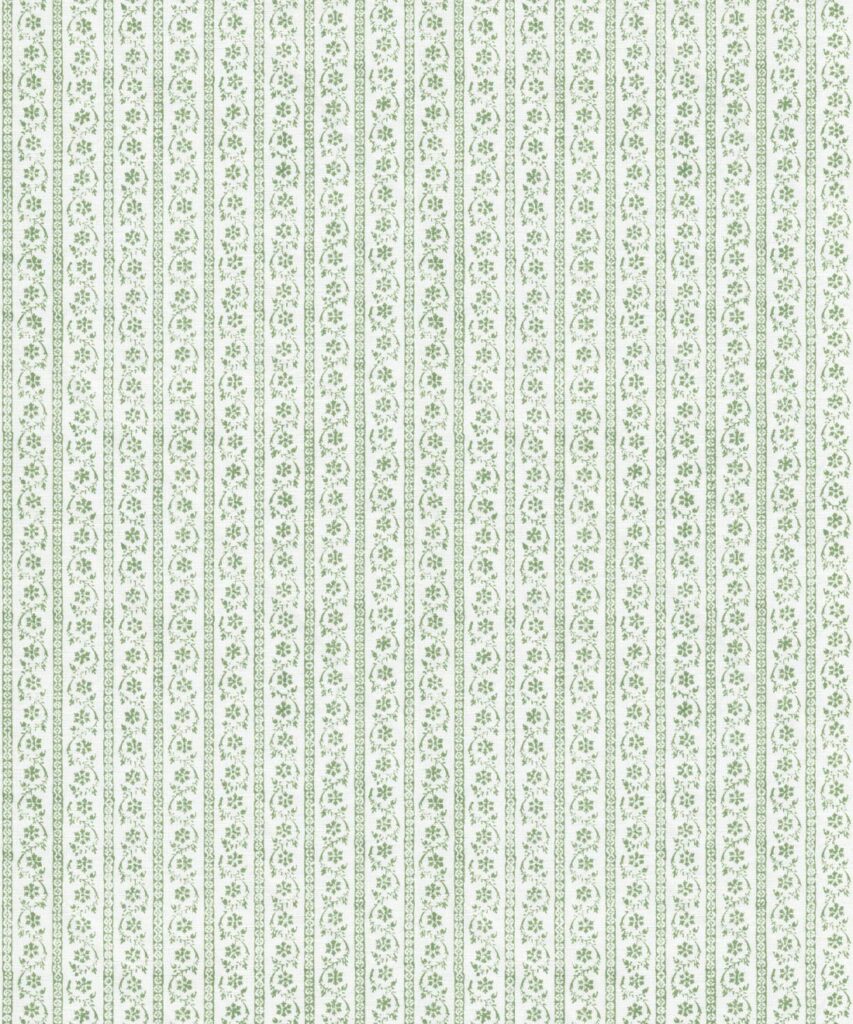 Daisy Chain Wallpaper • Floral Stripe Wallpaper • Milton & King UK