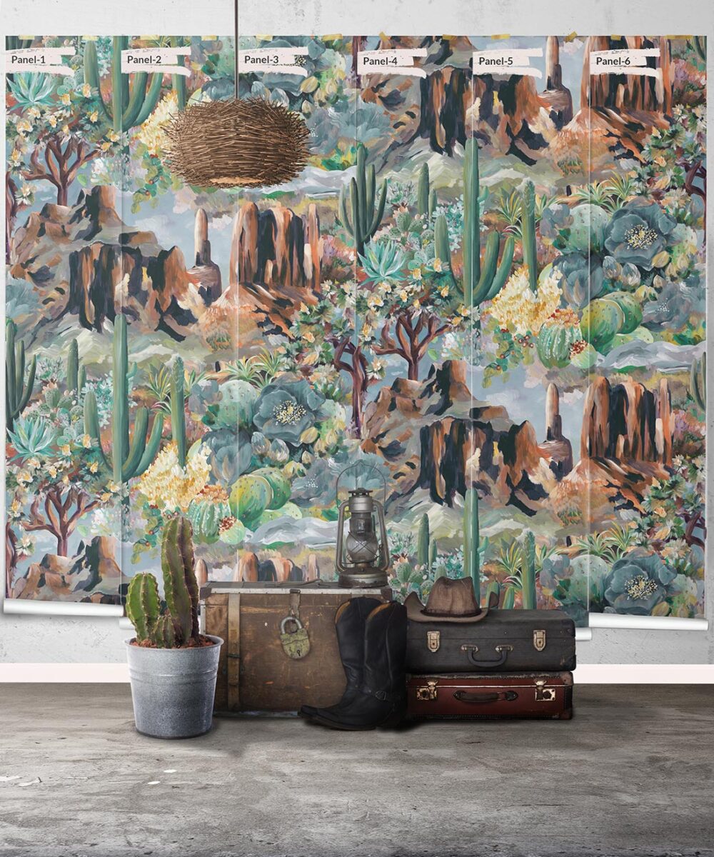 Desert Skies Mural • Wild Landscape Wallpaper Mural • Milton & King UK