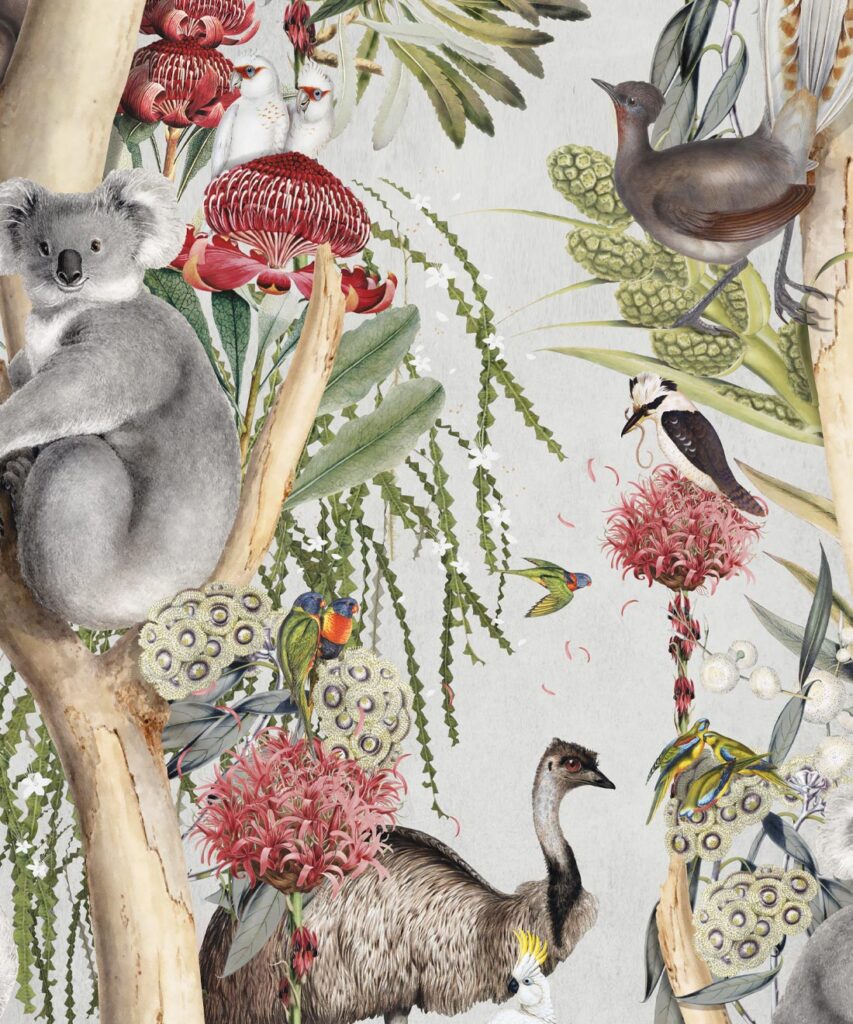 Dreamtime Wallpaper • Australian Bush Wallpaper • Milton & King UK
