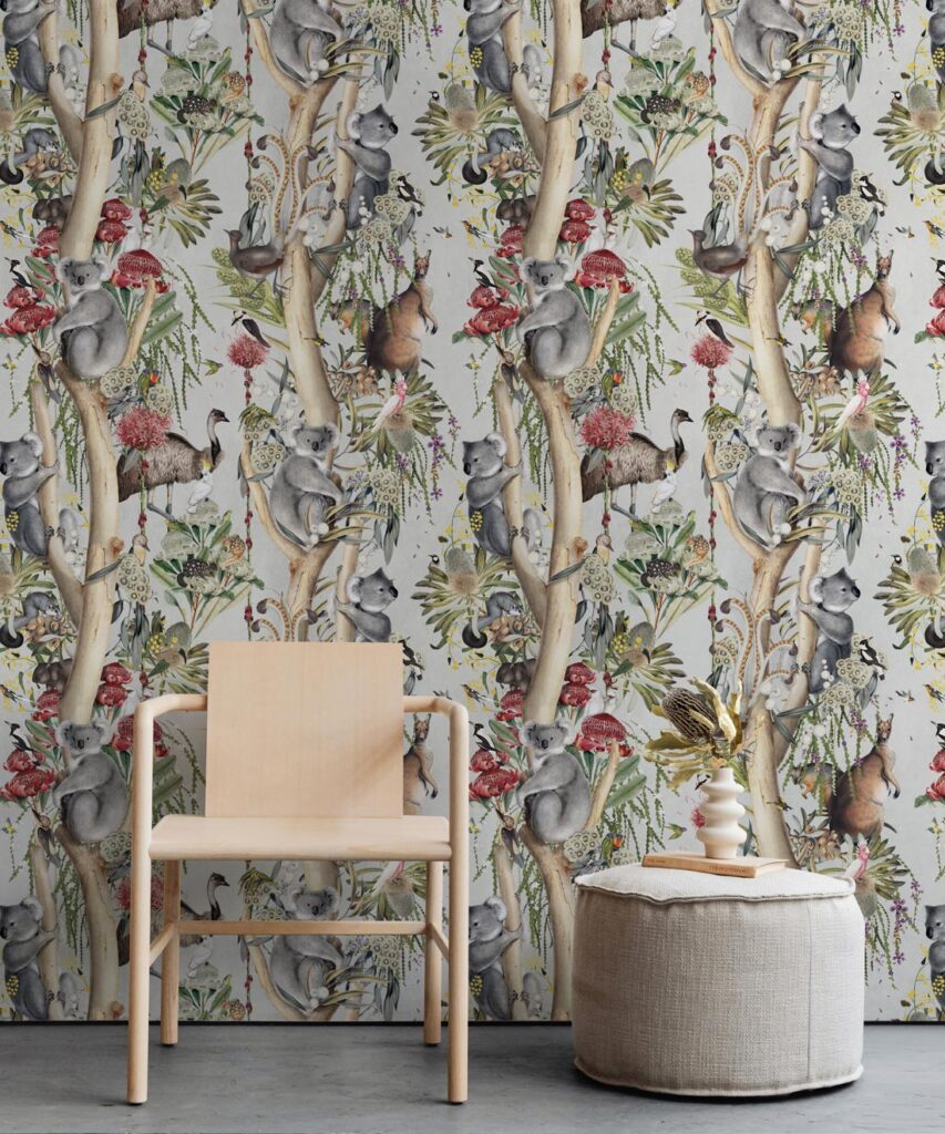 Dreamtime Wallpaper • Australian Bush Wallpaper • Milton & King UK