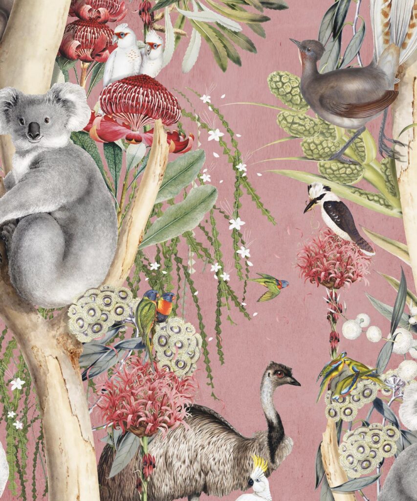 Dreamtime Wallpaper • Australian Bush Wallpaper • Milton & King UK